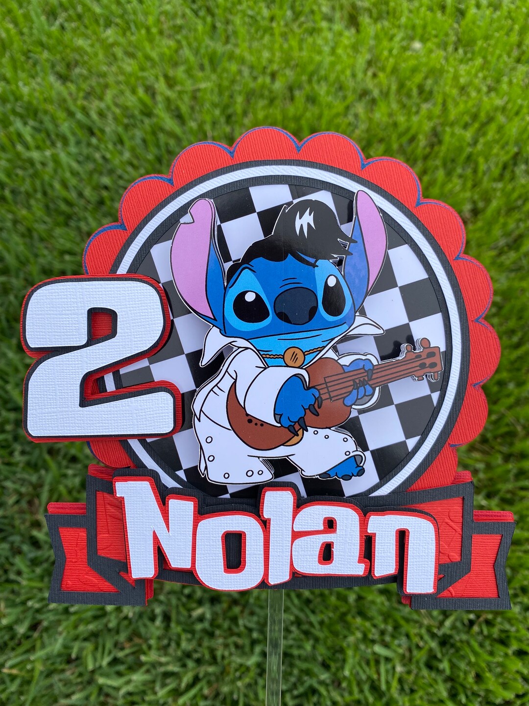 Stitch Cake Topper - Etsy