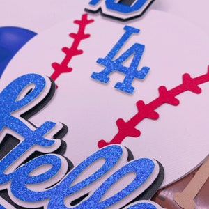 La/dodgers LA Dodgers Cake Topper/ Party Decor - Etsy