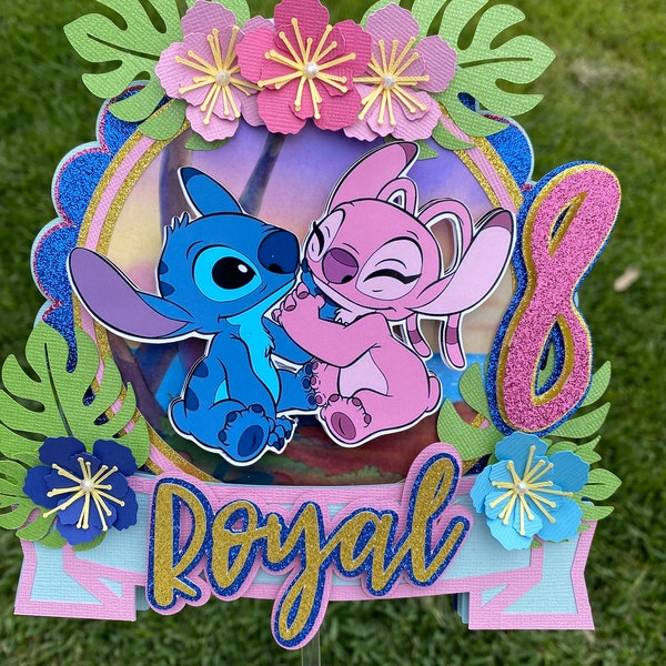 Lilo and Stitch Cake Topper Printable - Etsy