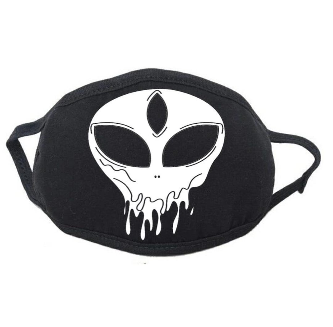 Alien Rave Face Mask- Rave Mask, Festival Face Mask, EDM Face Mask ...