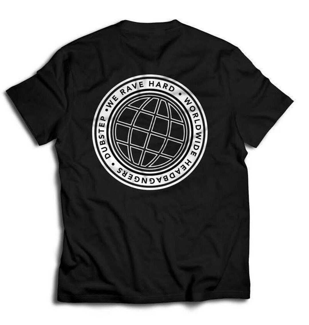 World Wide Head Banger Rave T-shirt - Music Festival T-shirt, Rave ...