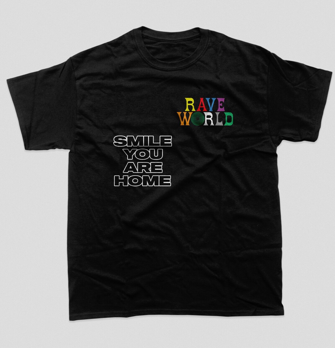 Rave World T-shirt - Music Festival T-shirt, Rave Shirt for Men, EDM ...