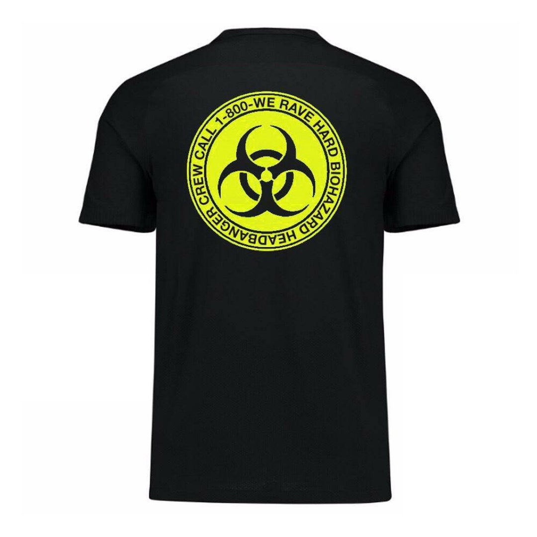 Biohazard Head Banger Rave T-shirt - Music Festival T-shirt, Rave Shirt ...
