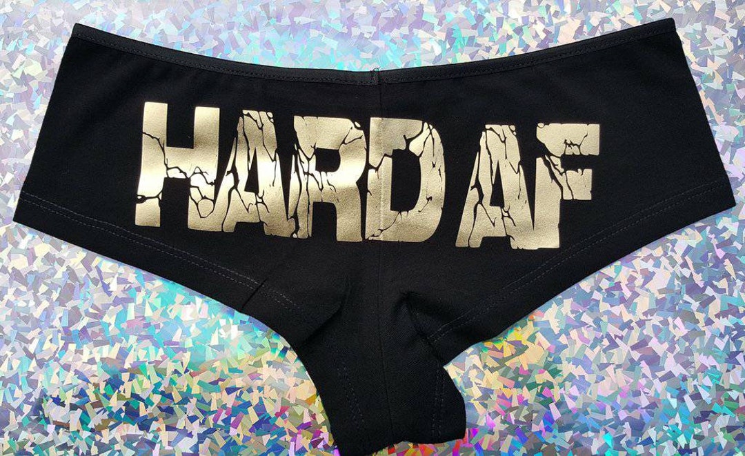 HARD AF Booty Shorts Rave Booty Shorts, Music Festival Shorts, Rave ...