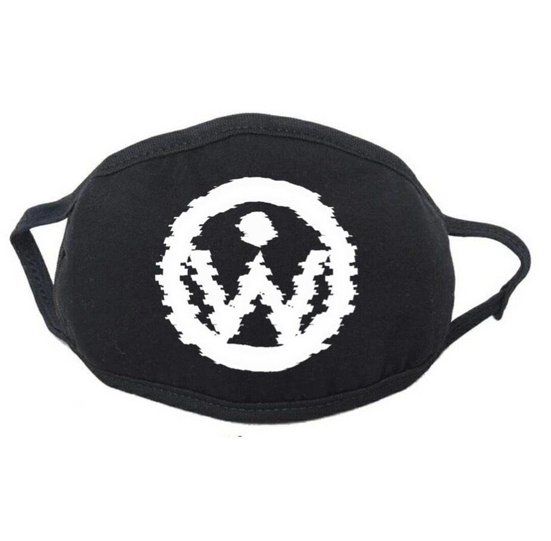We Rave Hard Face Mask reflective Rave Mask, Festival Face Mask, EDM ...