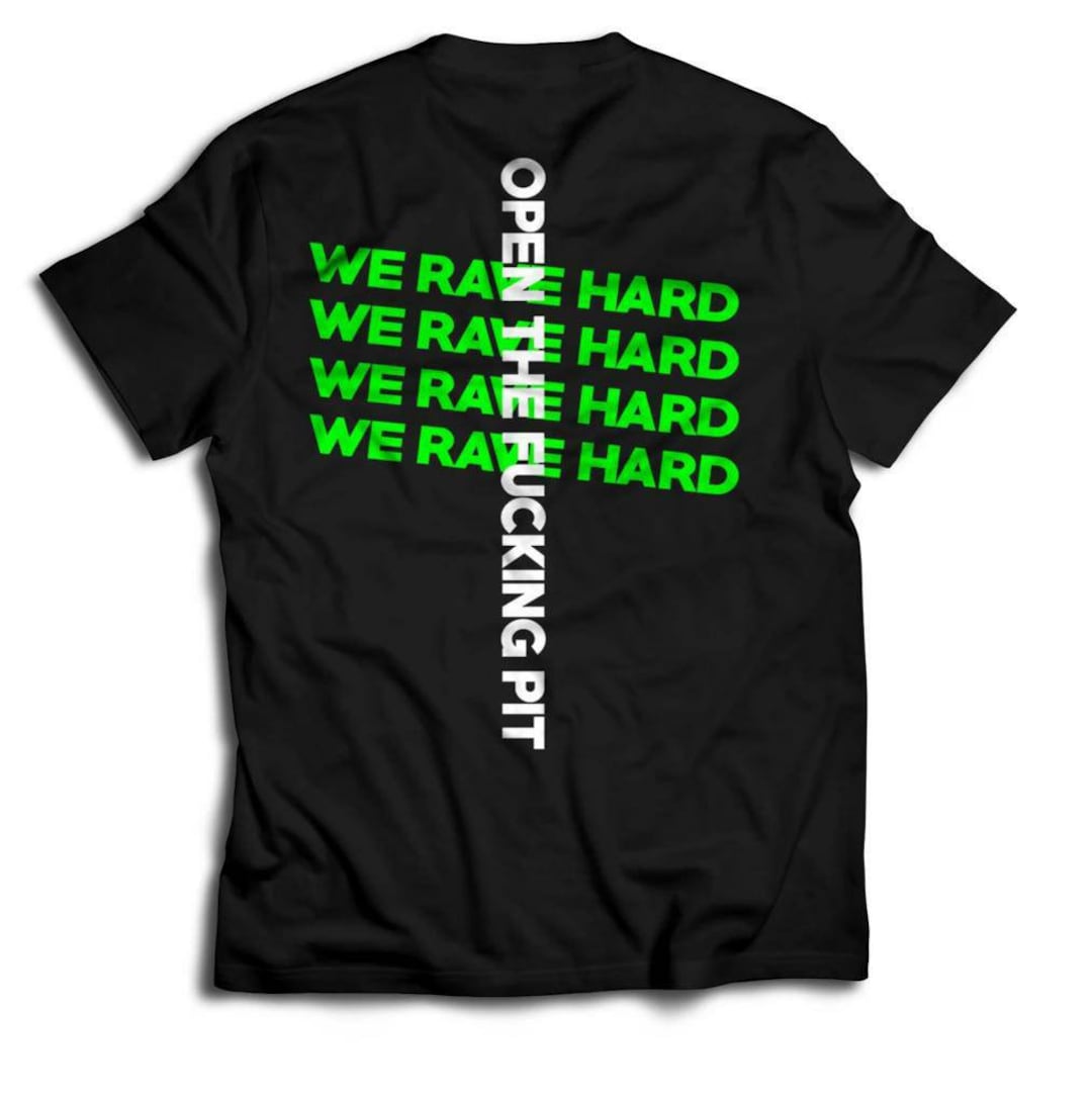Open the Pit Rave T-shirt - Music Festival T-shirt, Rave Shirt for Men, EDM Shirt, Rave Merch ...