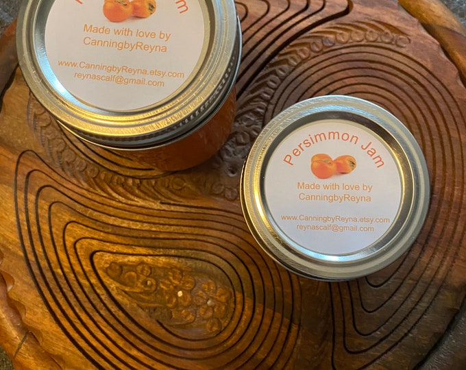NEW! Persimmon Jam - Homemade! Made With Fresh Fuyu Persimmons and ...