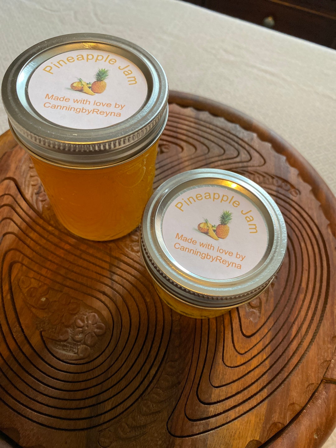 Pineapple Jam - Homemade! Made With Fresh Pineapples - Great on Toast ...