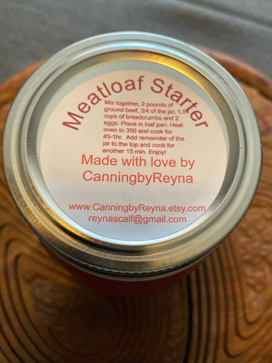 NEW Meatloaf Starter - Homemade! Just Add to Your Ground Beef and Bake ...