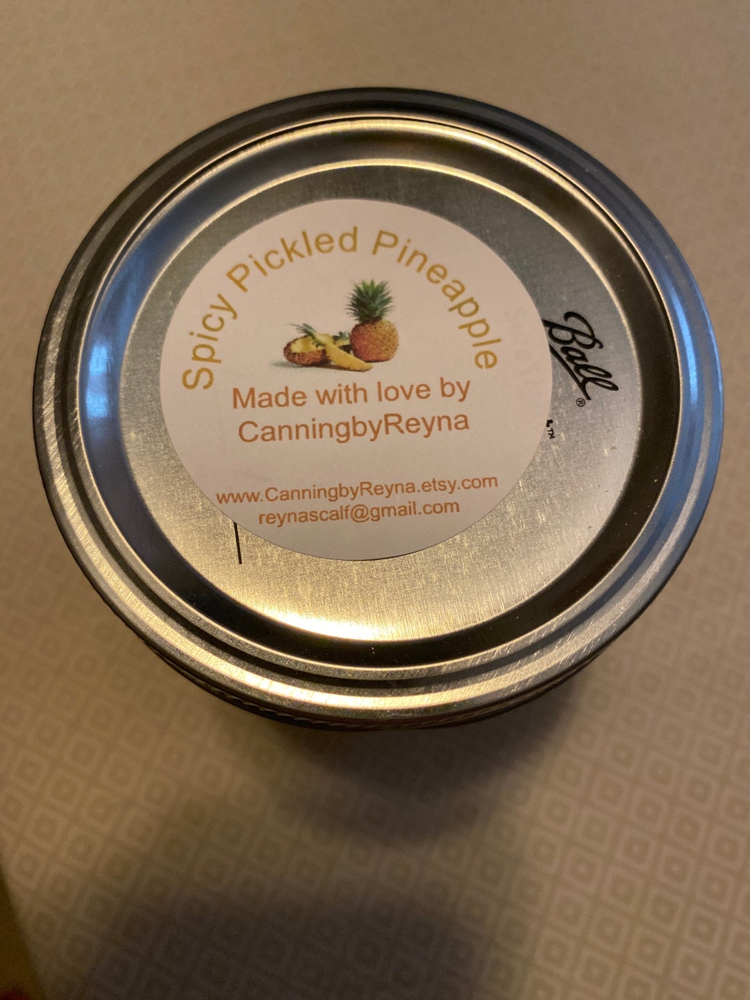 Spicy Pickled Pineapple - Homemade! Made With Fresh Pineapples, Jalapenos, and Cilantro -great ...