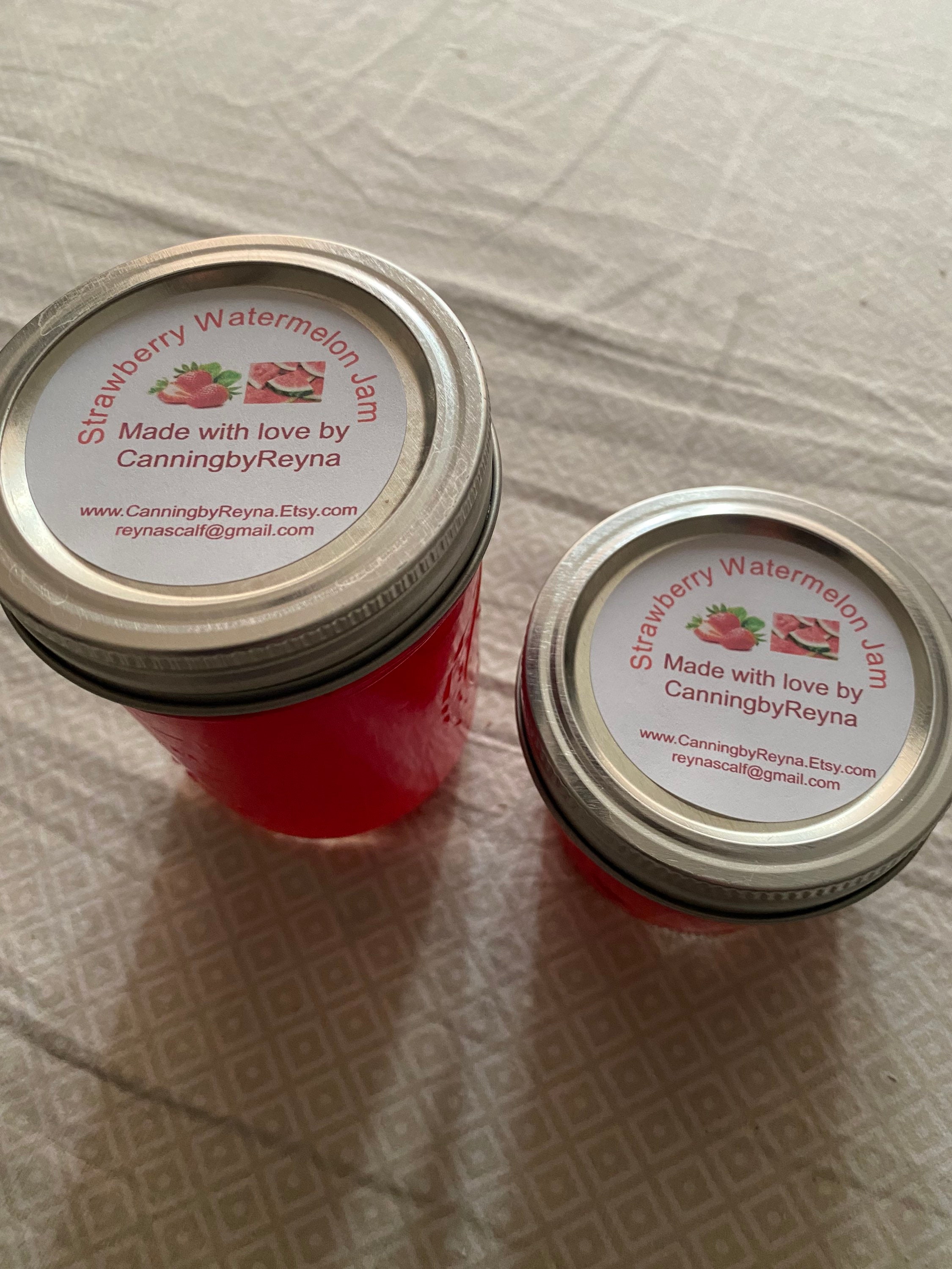 Strawberry Watermelon Jam - Homemade! Made With Fresh Organic ...
