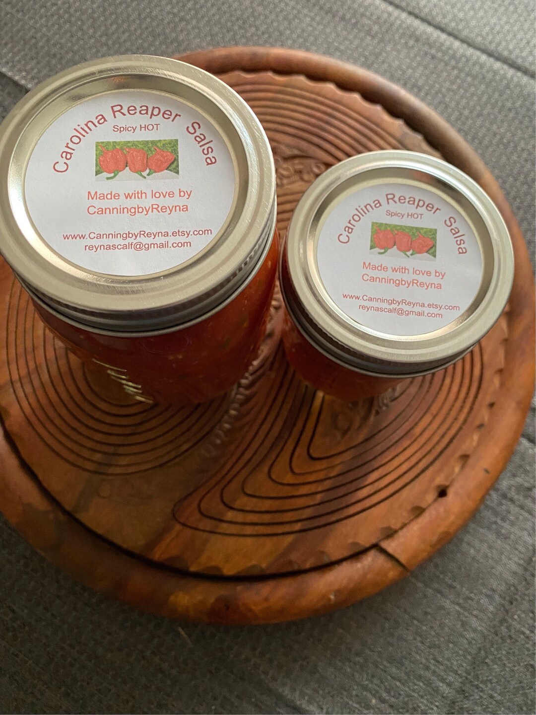 Carolina Reaper Salsa - Homemade! Spicy Hot Heat and With Great Flavors ...