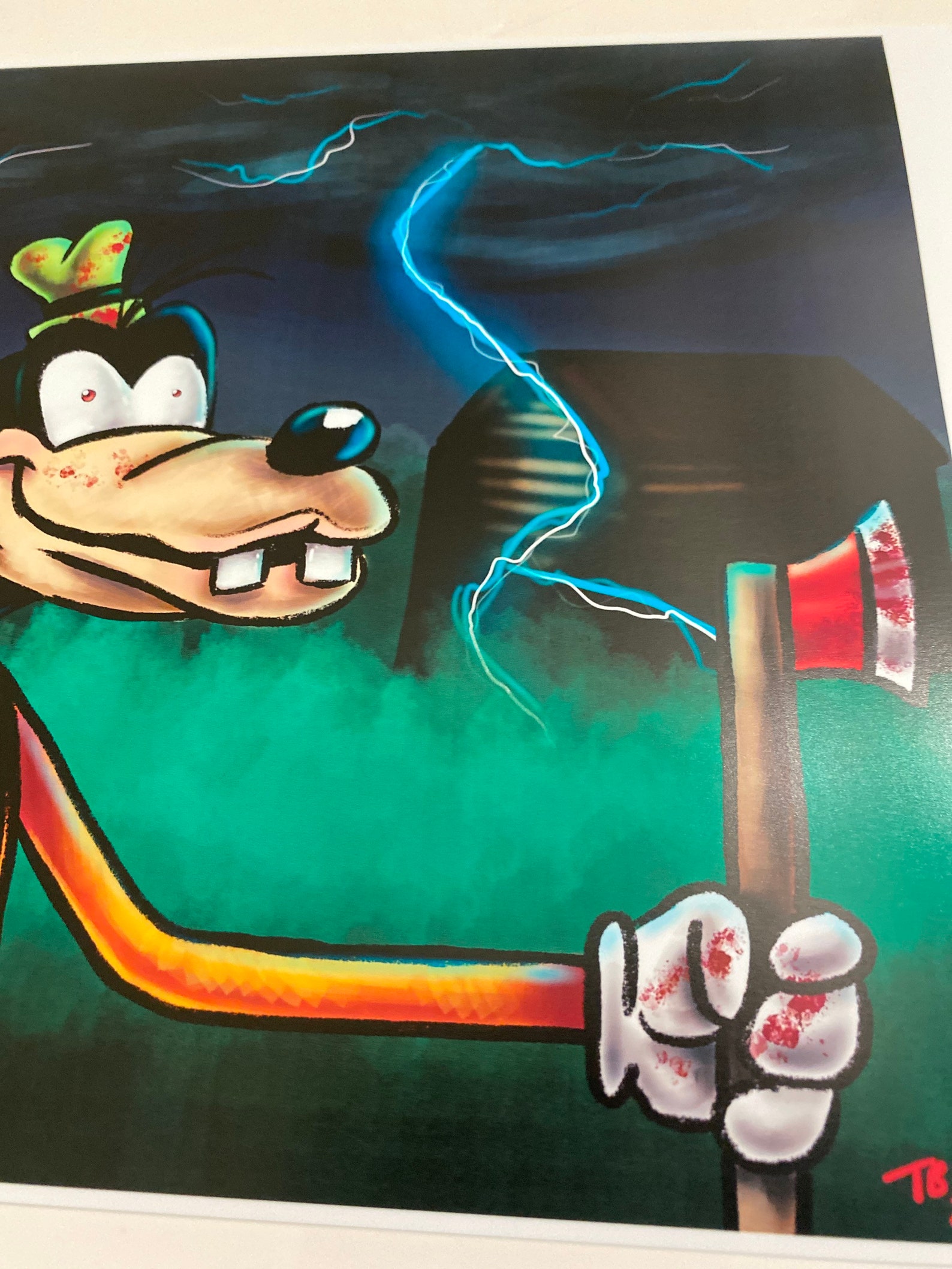 Goofys Trial Disney Art print | Etsy