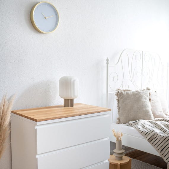 Ikea malm bedside table oak store