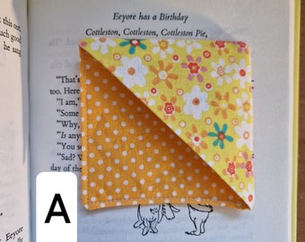 FLOWERS, FLORAL, Spring Garden, Bird Corner Bookmark, Square Bookmark ...