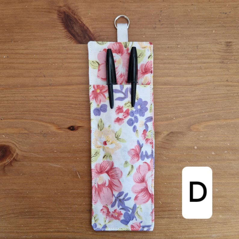Handmade Fabric Pen Holder for Lanyard or Badge for Teacher / Office ...