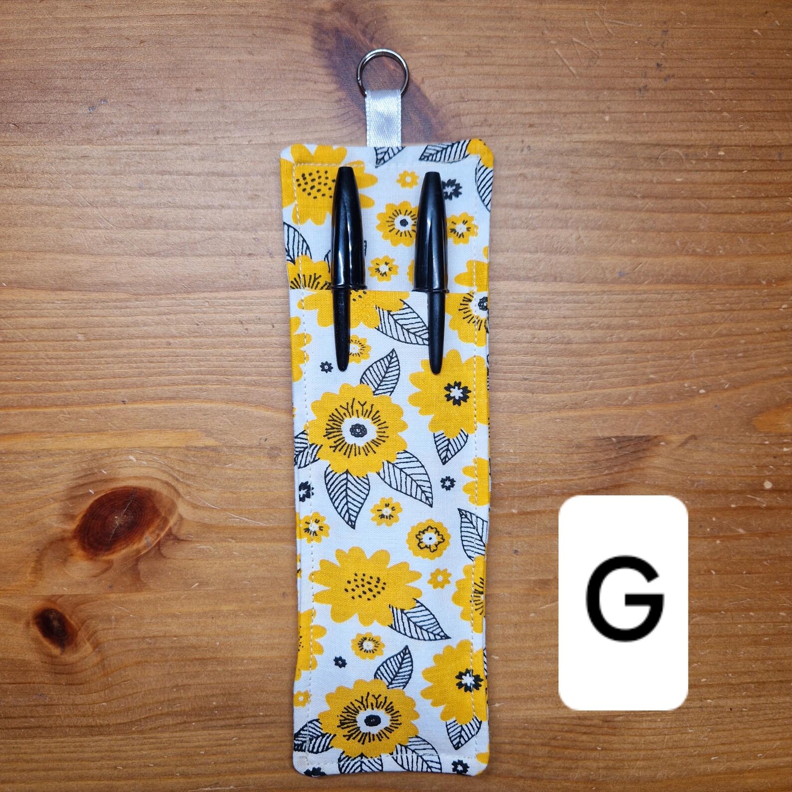 Handmade Fabric Pen Holder for Lanyard or Badge for Teacher / Office ...