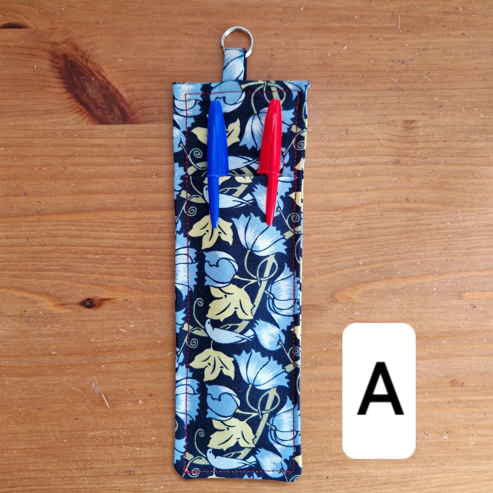 Handmade Fabric Pen Holder for Lanyard or Badge for Teacher / Office ...