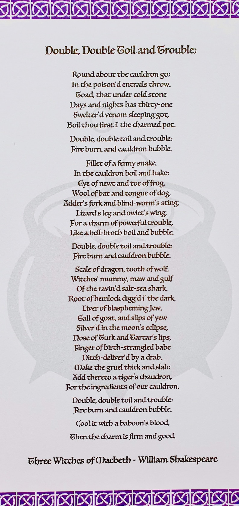 Macbeth Acrostic Poem _ Best Acrostic Poems – LZBN