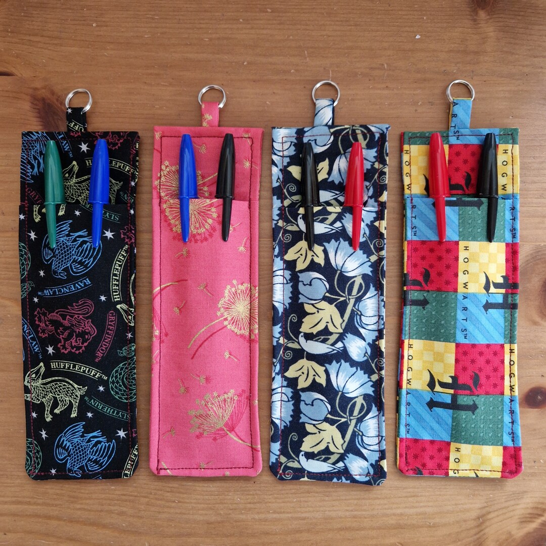 Handmade Fabric Pen Holder for Lanyard or Badge for Teacher / Office ...