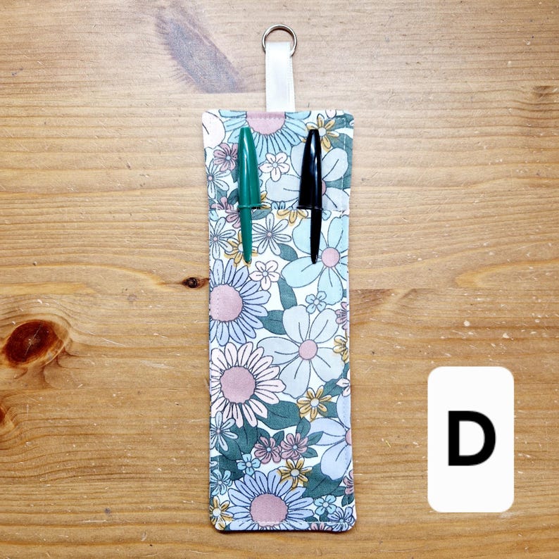 Handmade Fabric Pen Holder for Lanyard or Badge for Teacher / Office ...