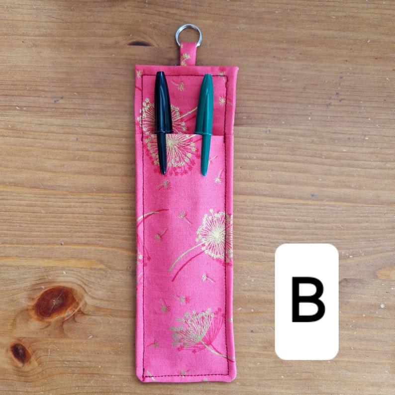 Handmade Fabric Pen Holder for Lanyard or Badge for Teacher / Office ...