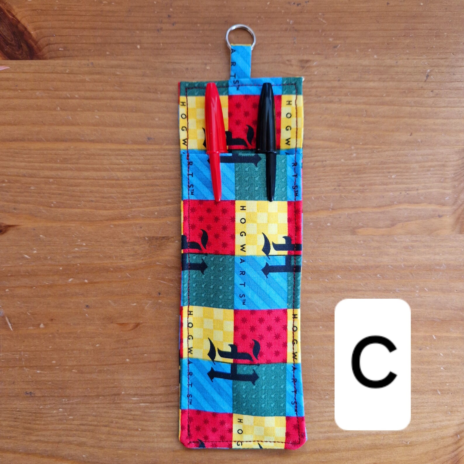 Handmade Fabric Pen Holder for Lanyard or Badge for Teacher / Office ...