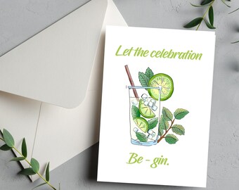 Let the Party Be Gin - Etsy