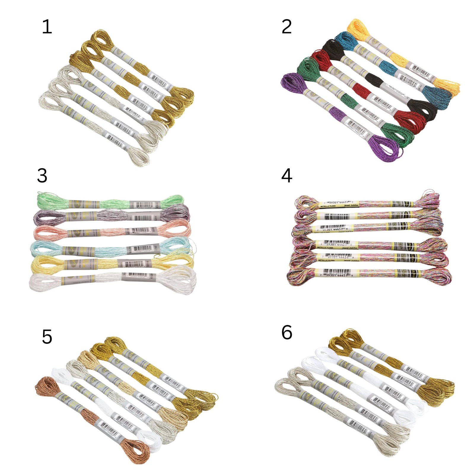 Light Effect Pearlescent Embroidery Thread. Pearlescent Effects High ...