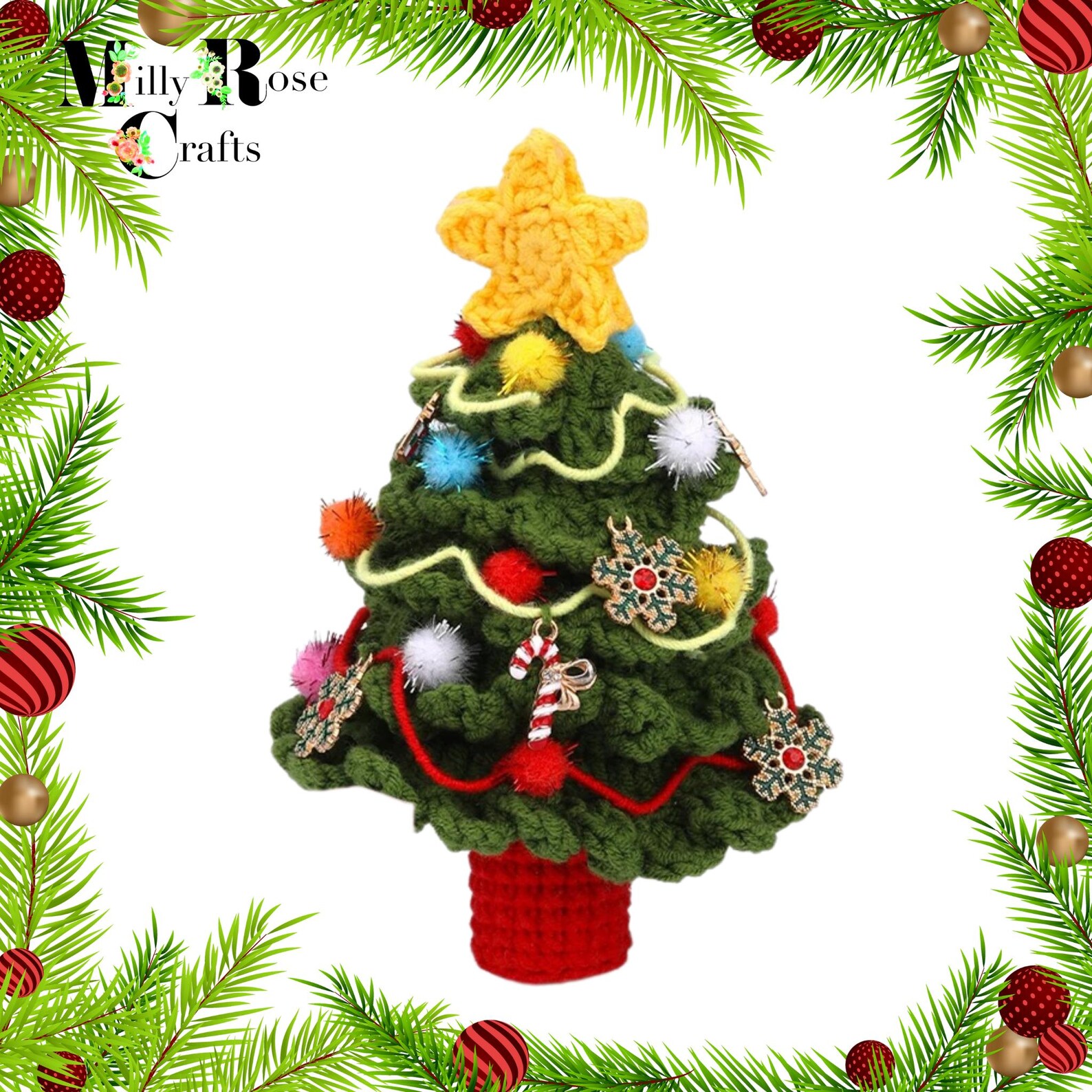 Christmas Santa Crochet Kit Christmas Amigurumi Wool Craft Kit, Ideal ...