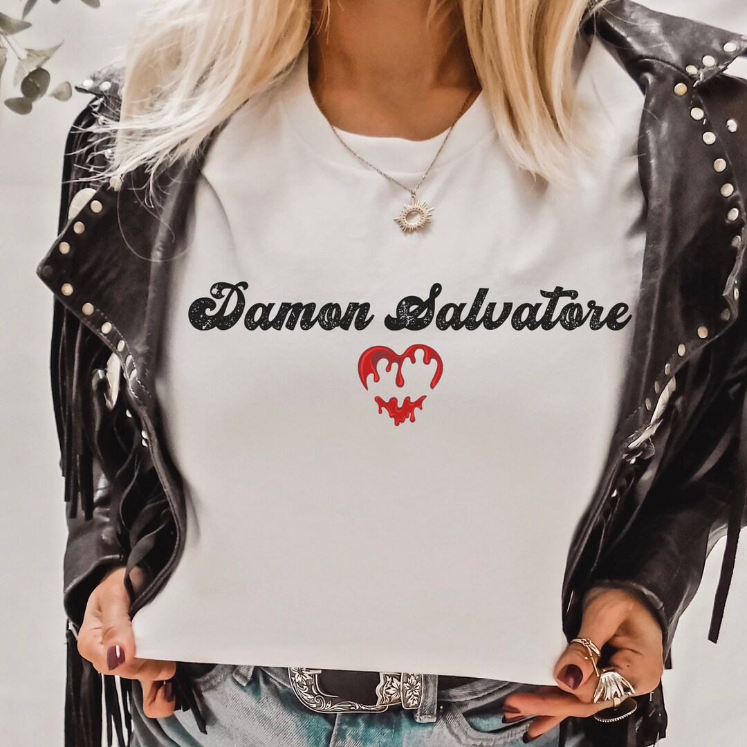 Damon Salvatore Shirttvd Shirt Stefan Salvatore TVD Merch - Etsy