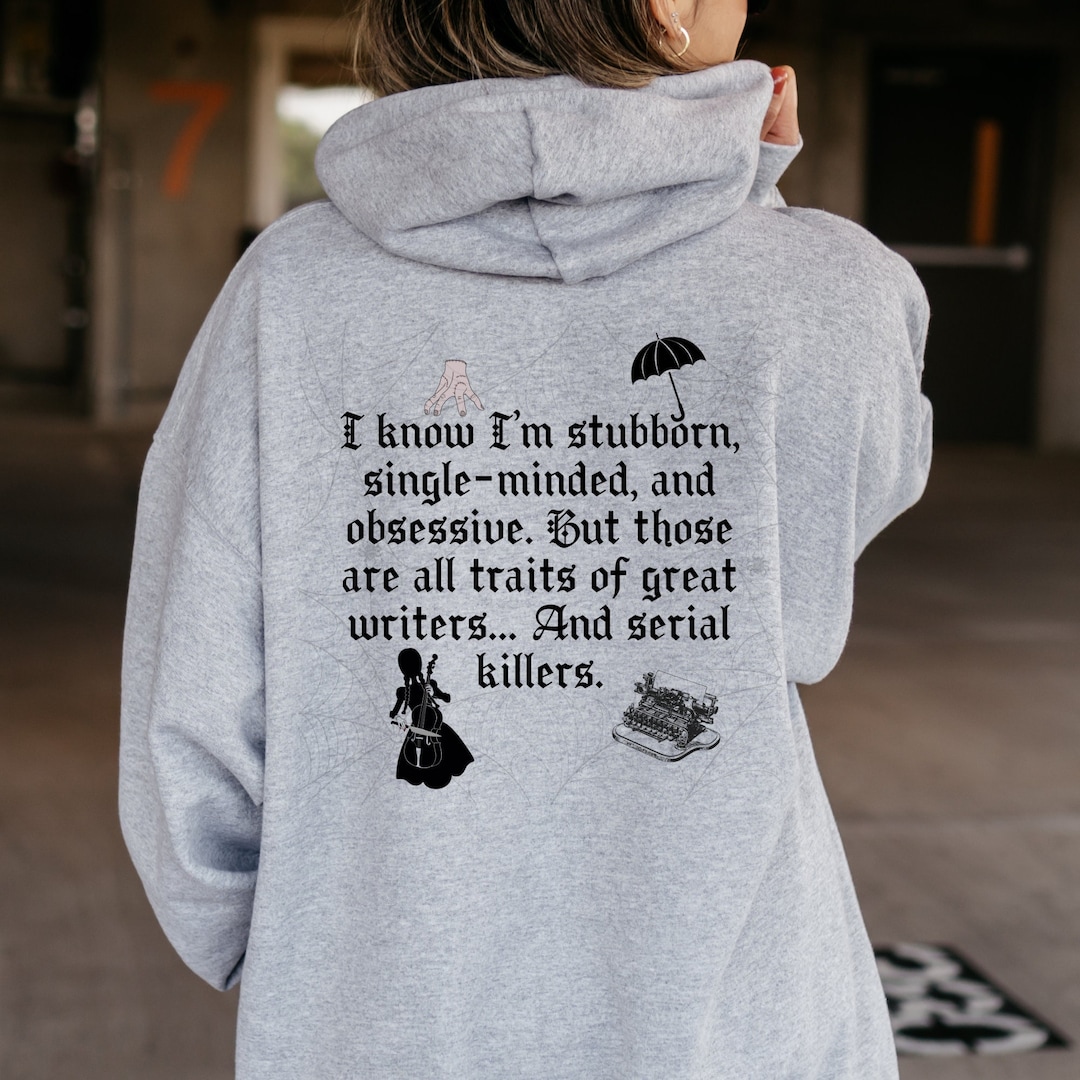 Wednesday Hoodie Wednesday Addams Hoodie Wednesday Addams - Etsy