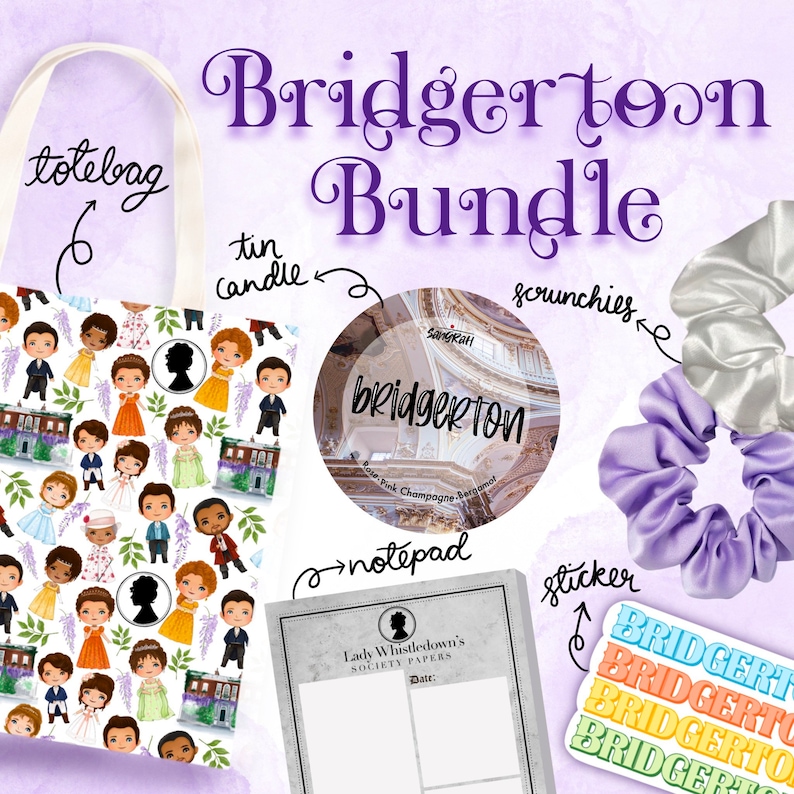 Bridgerton Merch Bundle Bridgerton Candle Bridgerton Gift - Etsy
