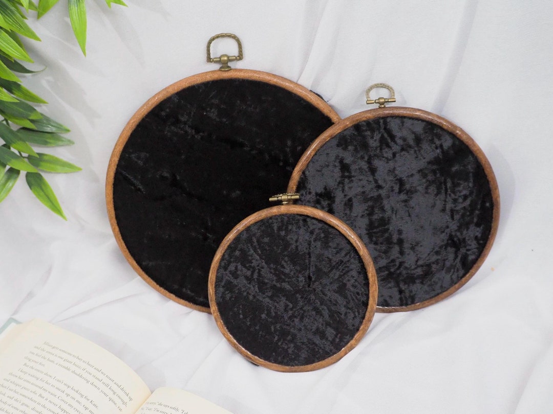 Black Velvet Enamel Pin Hoop | Enamel Pin Display | Enamel Pin Display ...