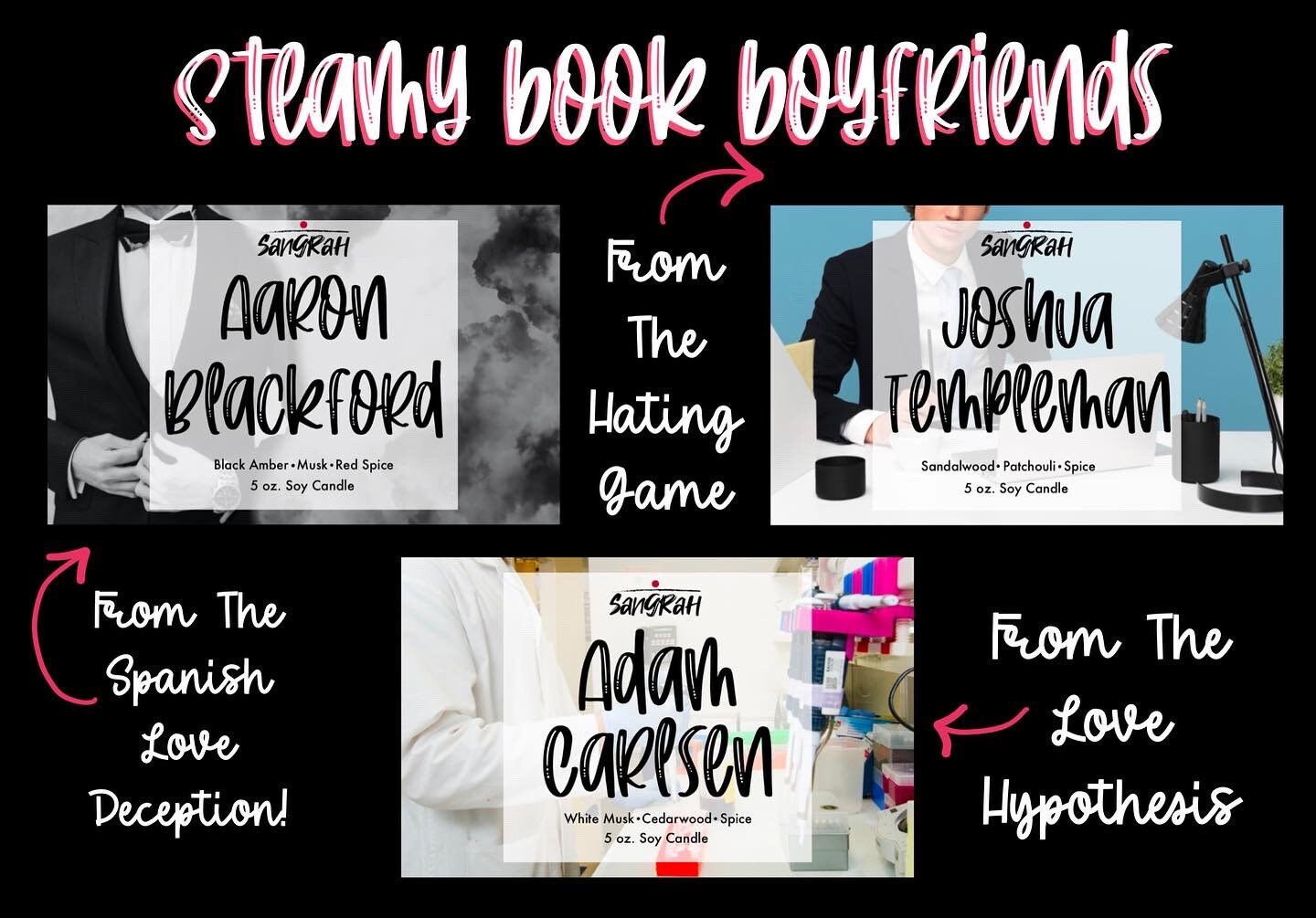 Book Boyfriend Candles the Spanish Love Deception Candle - Etsy