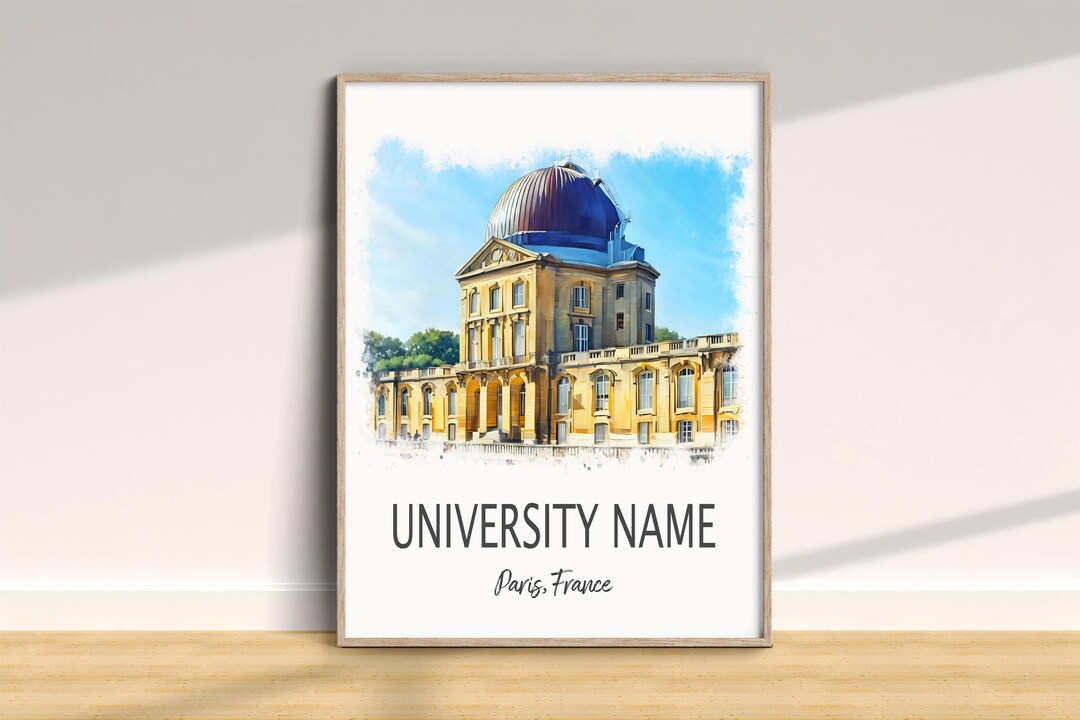 PSL University Print, University Poster, Graduation Wall Art, Home ...