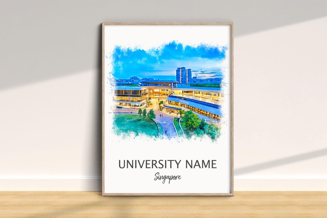 University of Singapore Print, University Poster, Graduation Wall Art ...