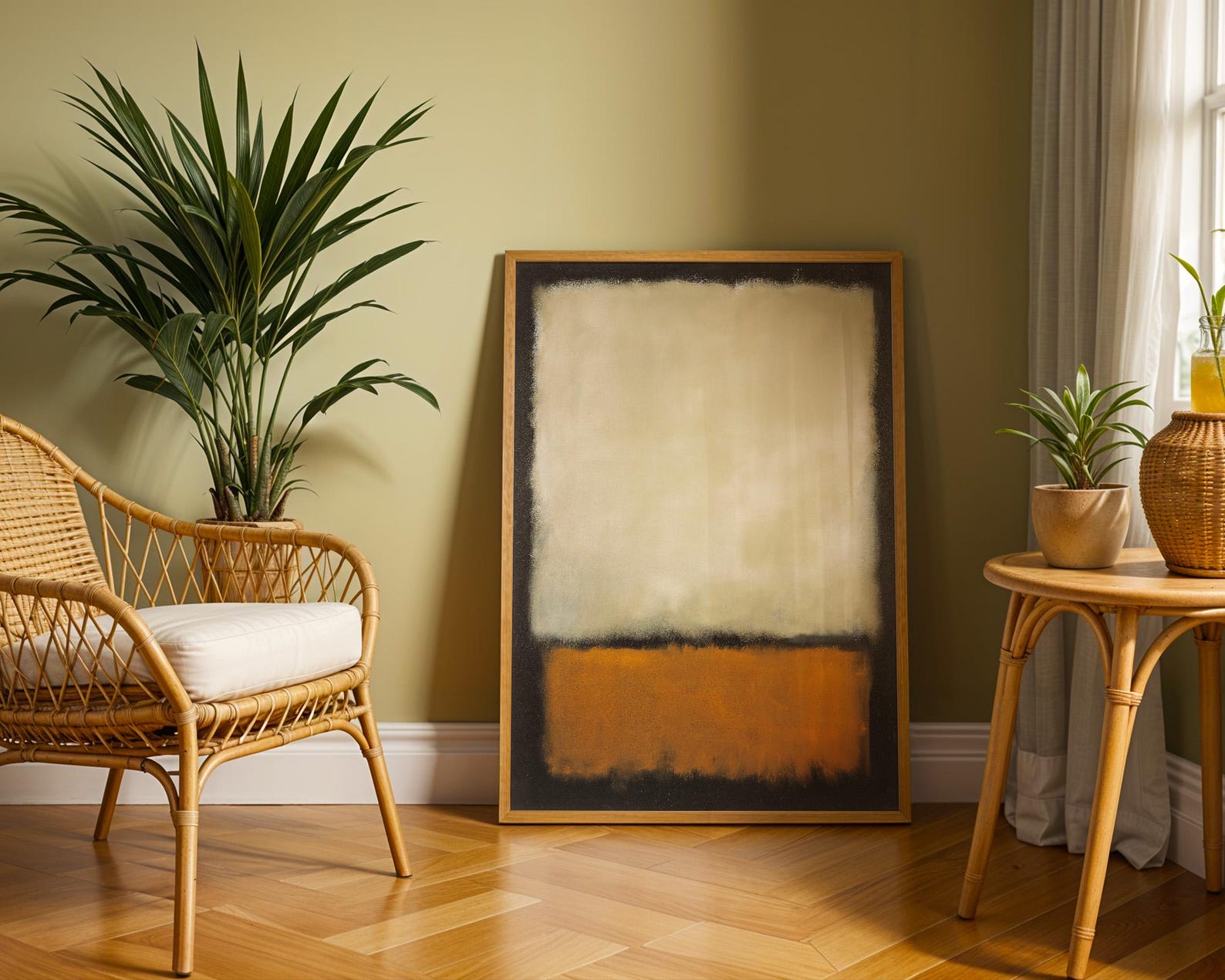 Mark Rothko Brown and Gray Wall Art, Vintage Poster, Rothko Print ...