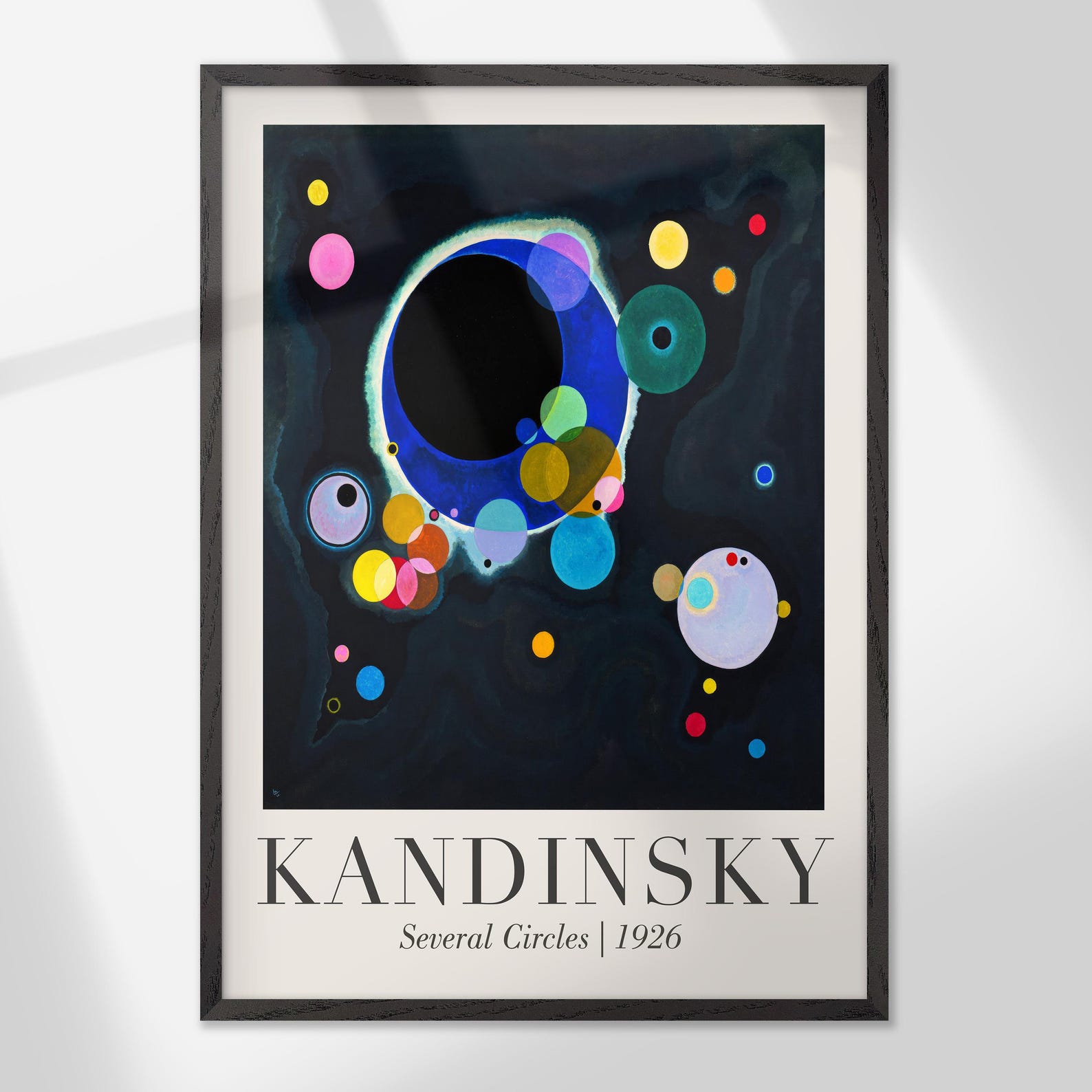Wassily Kandinsky Several Circles Print, Kandinsky Poster, Kandinsky ...