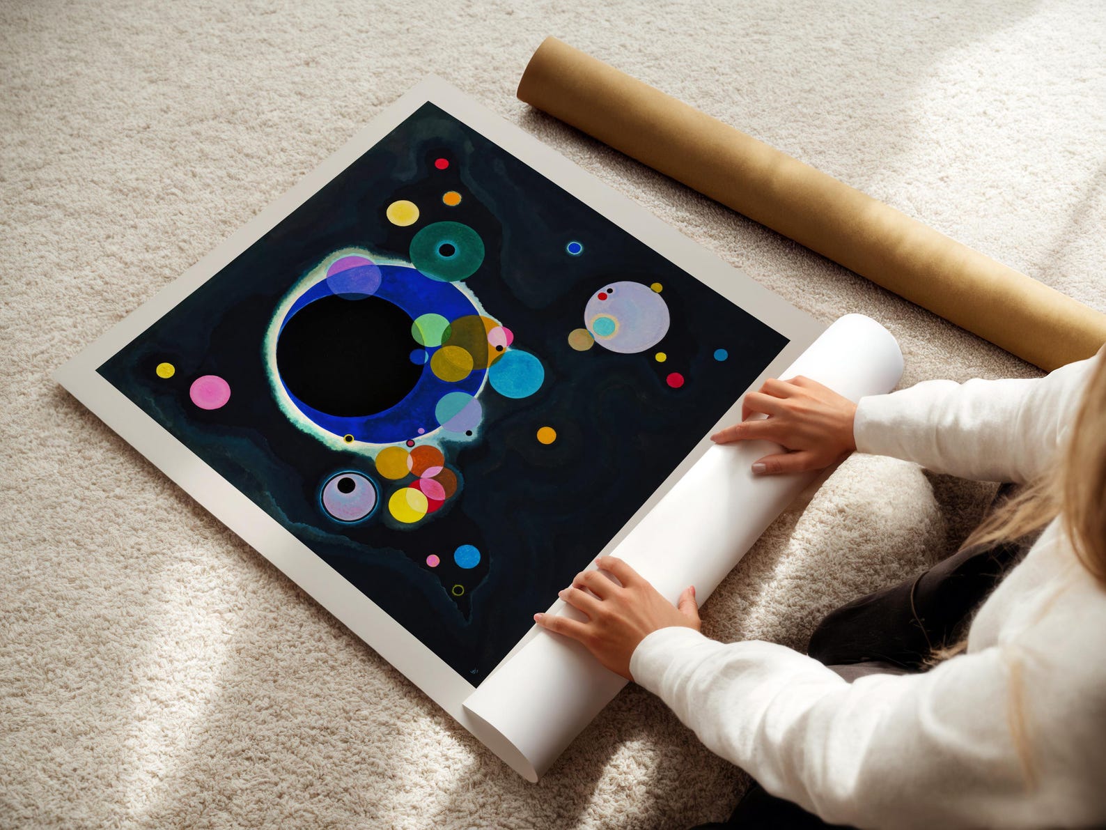 Wassily Kandinsky Several Circles Print, Kandinsky Poster, Kandinsky ...