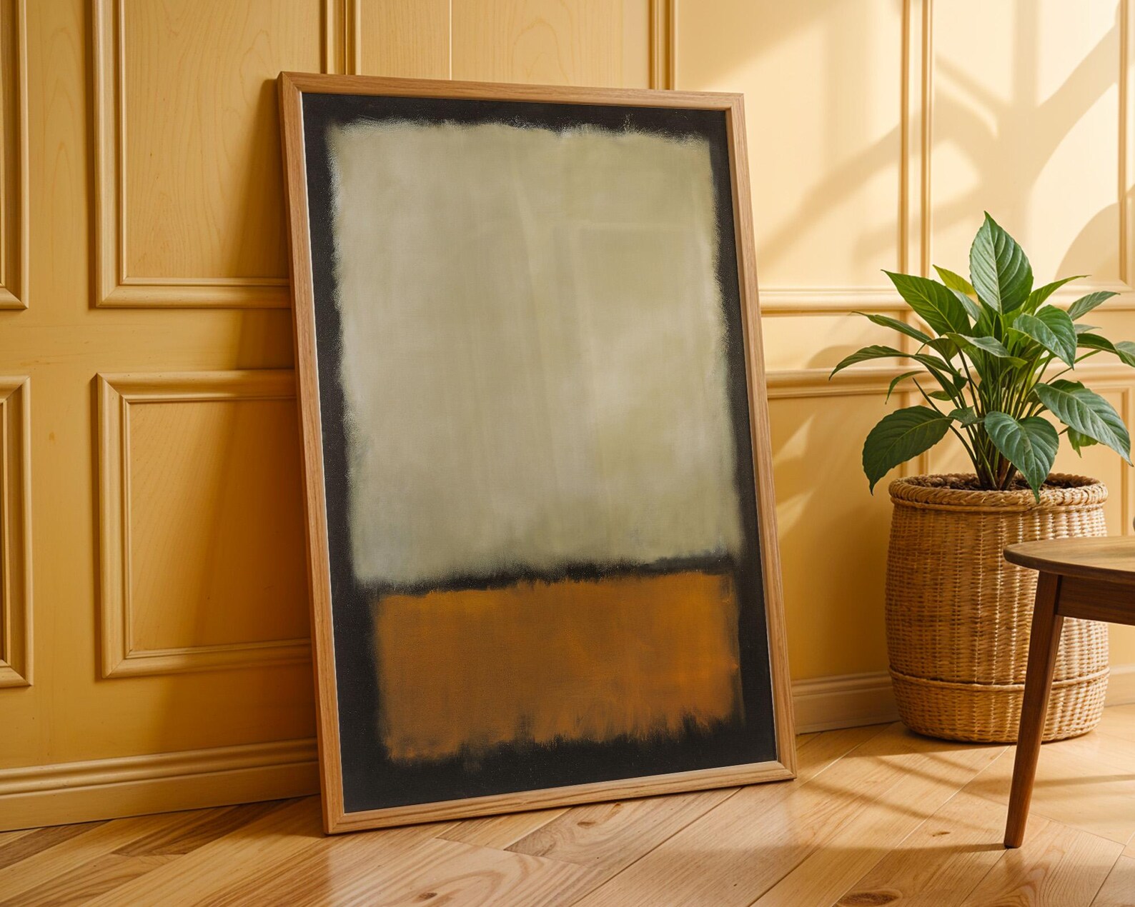 Mark Rothko Brown and Gray Wall Art, Vintage Poster, Rothko Print ...