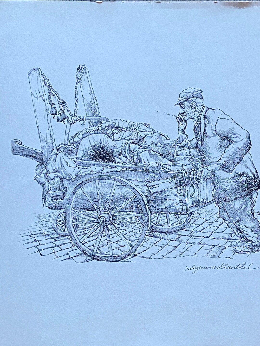 SEYMOUR ROSENTHAL Lithograph Signed by the Artist. in the 1950s - Etsy