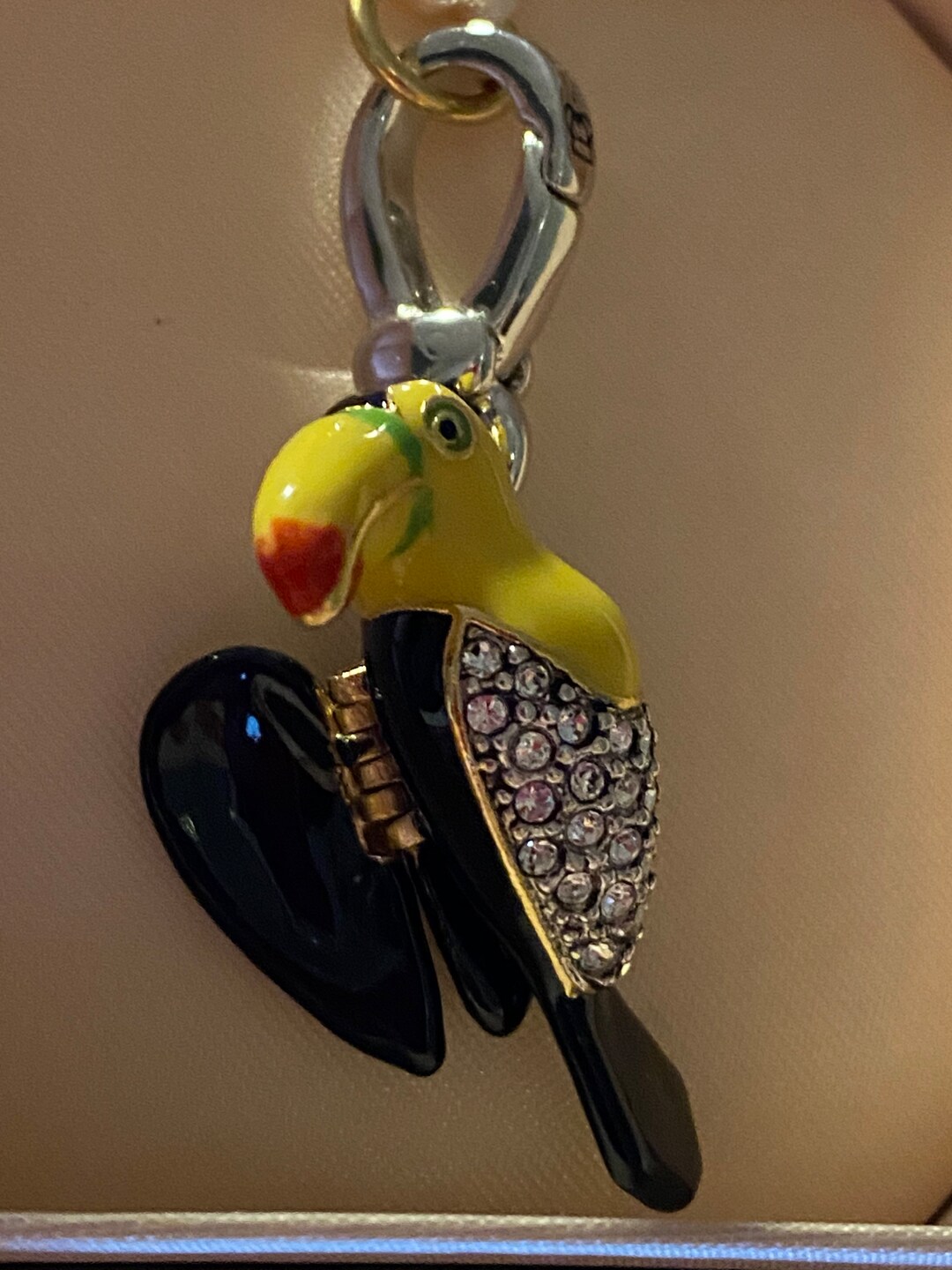 Juicy Couture Toucan Bird Charm Wings Move and New Condition With Tags ...