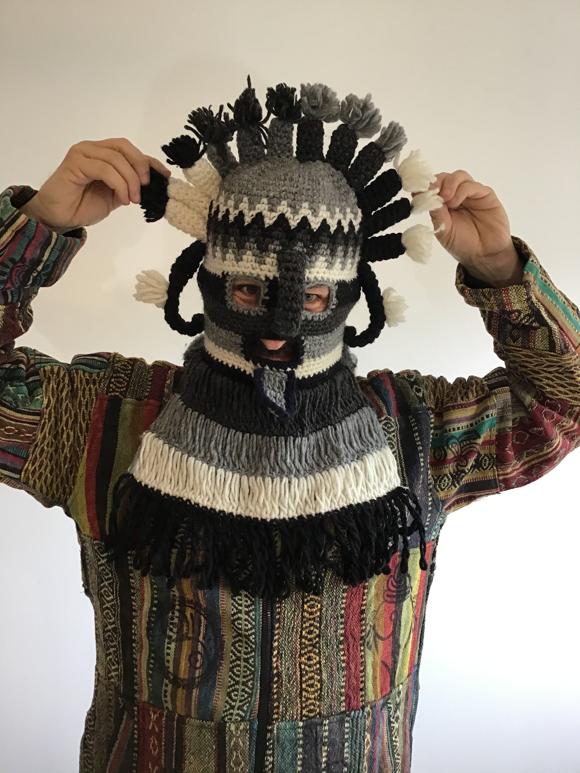 Face Mask100% Wooloriginal From South America Hand Crafted - Etsy