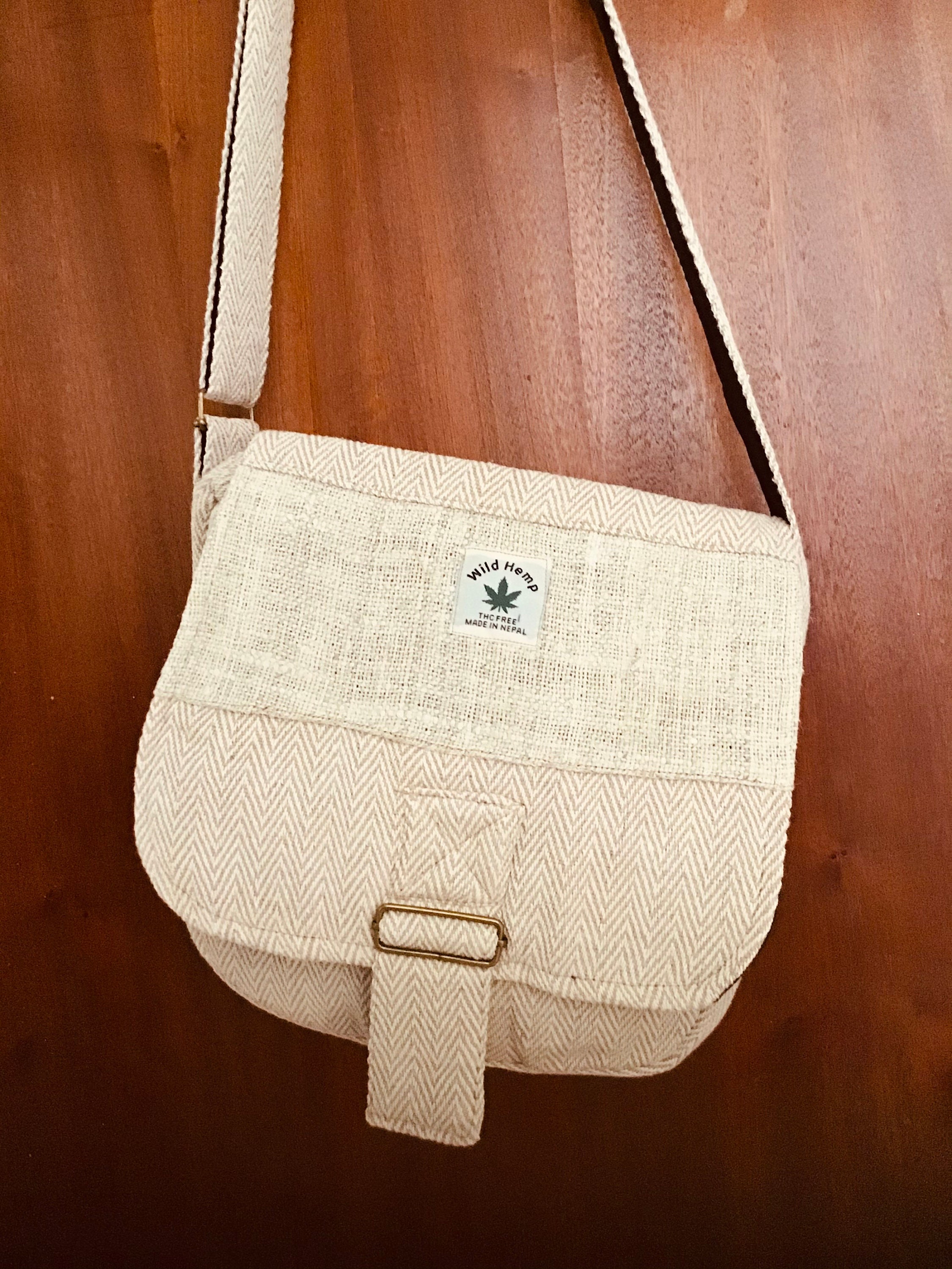 Hemp & Cotton Messenger Bag Eco Friendly Ethnic Laptop | Etsy