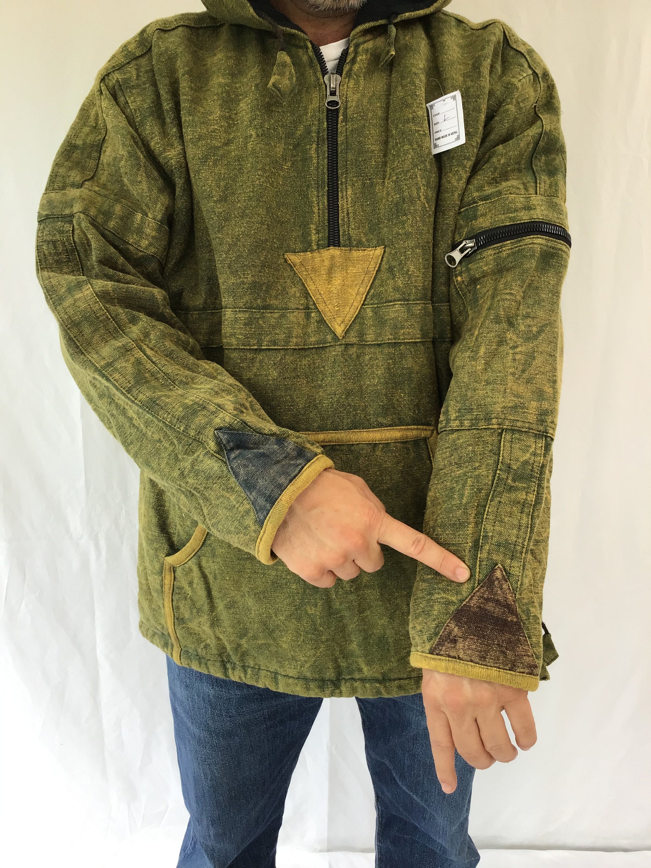 Big Sizes Fleece Lined Smock Style heavy Cotton Stone Wash - Etsy UK