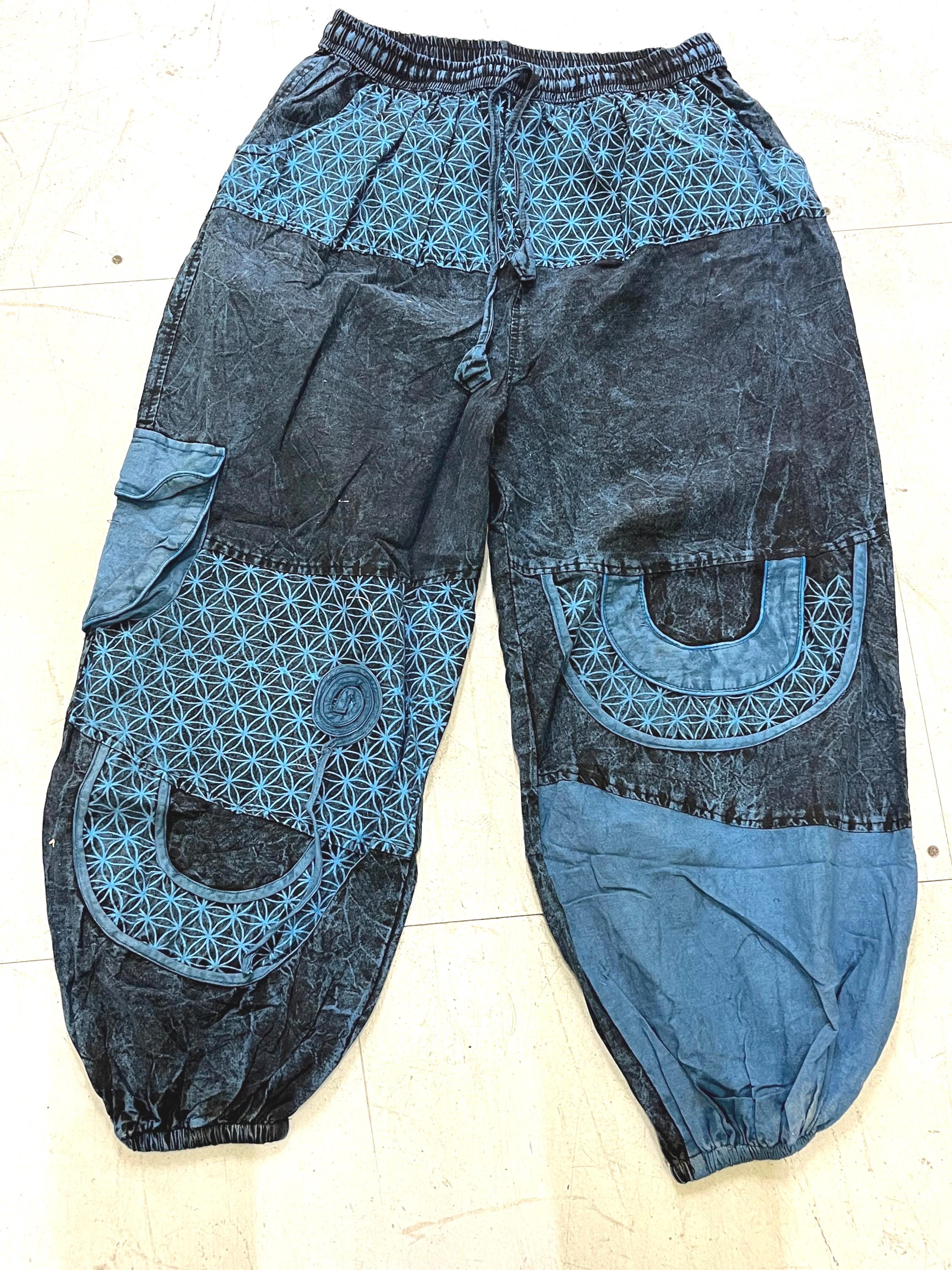 Printed Cotton Hippie Trousers: Himalayan Boho Pants - Etsy