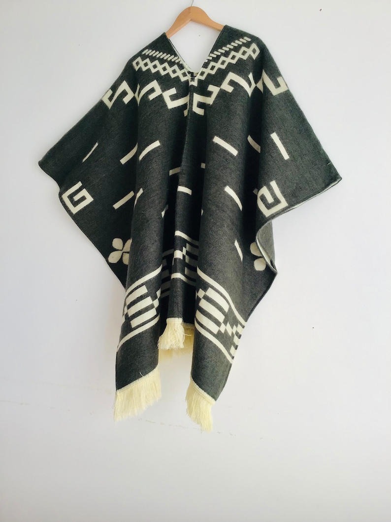 Clint Eastwood Poncho Lightweight Replica brown Wool Blend - Etsy UK