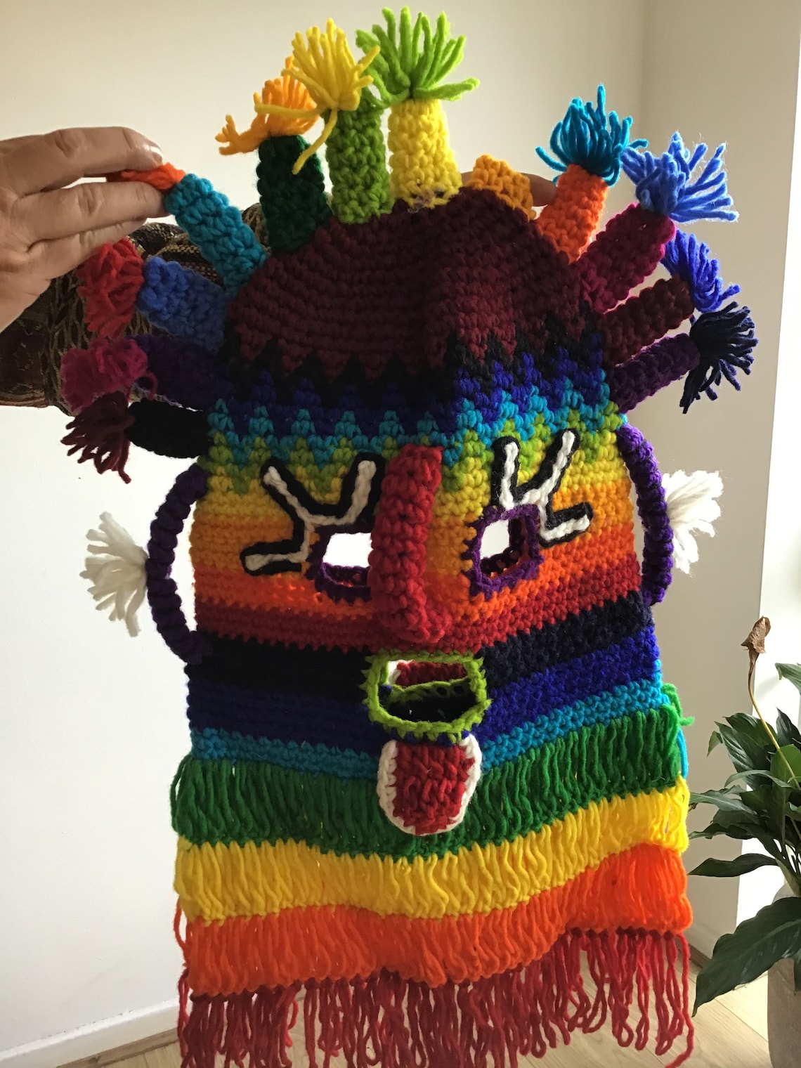 Face Mask100% WoolOriginal from South America Hand crafted | Etsy