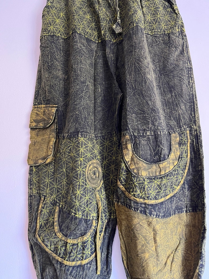 Printed Cotton Hippie Trousers: Himalayan Boho Pants - Etsy